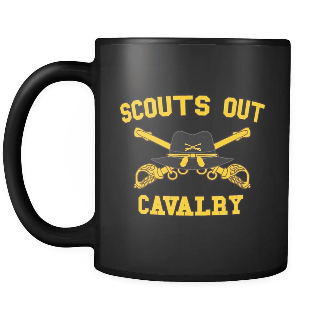 Cavalry Scouts Out Mug BLACK 11 Oz – IPA Goods